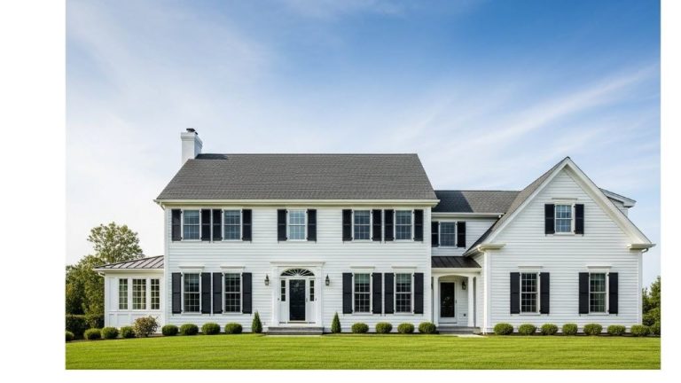 Gable Roof Types Used in Colonial Homes - Homey Plans